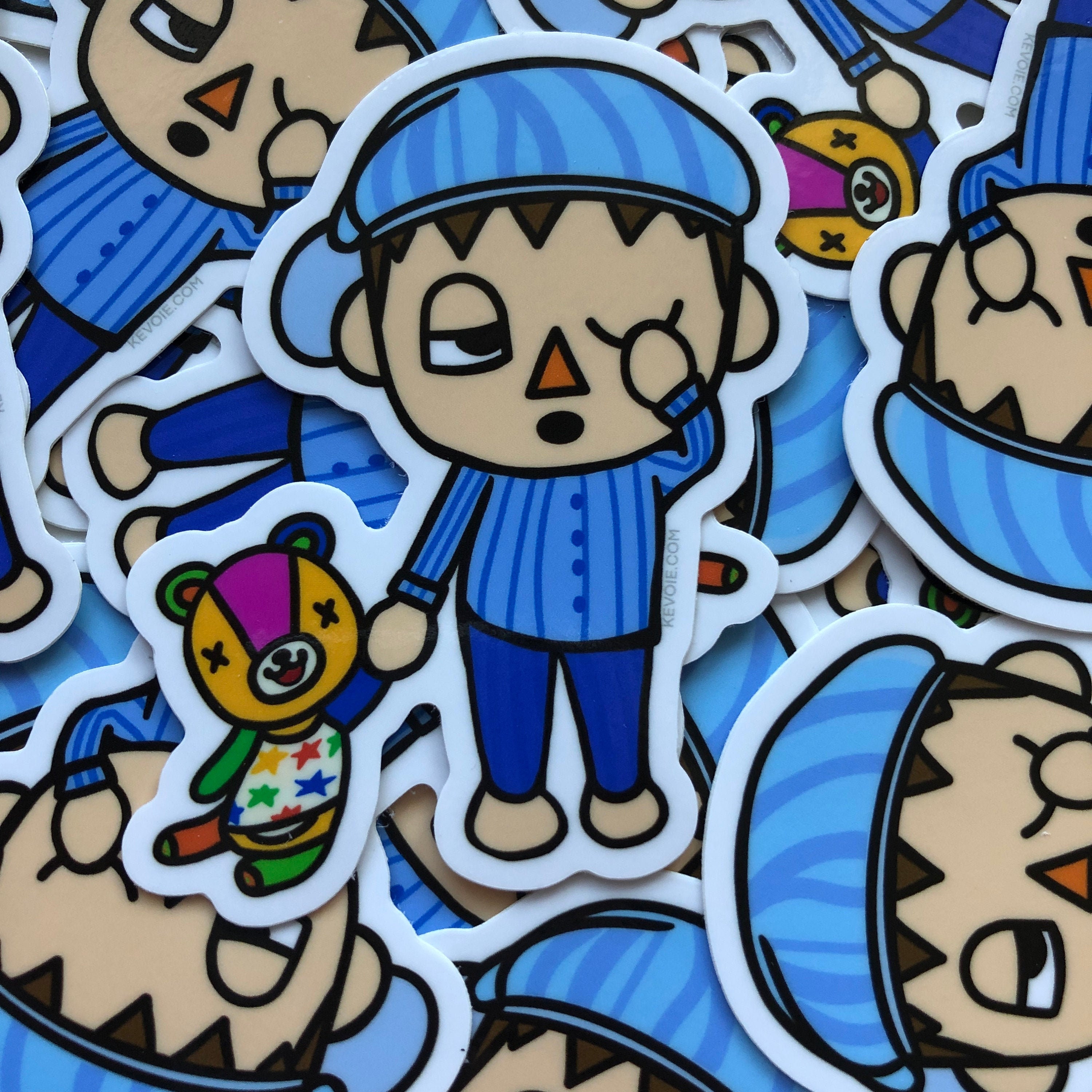 Sleepy Animal Crossing Villager With Stitches Animal Crossing | Etsy