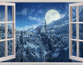 Winter window | Etsy