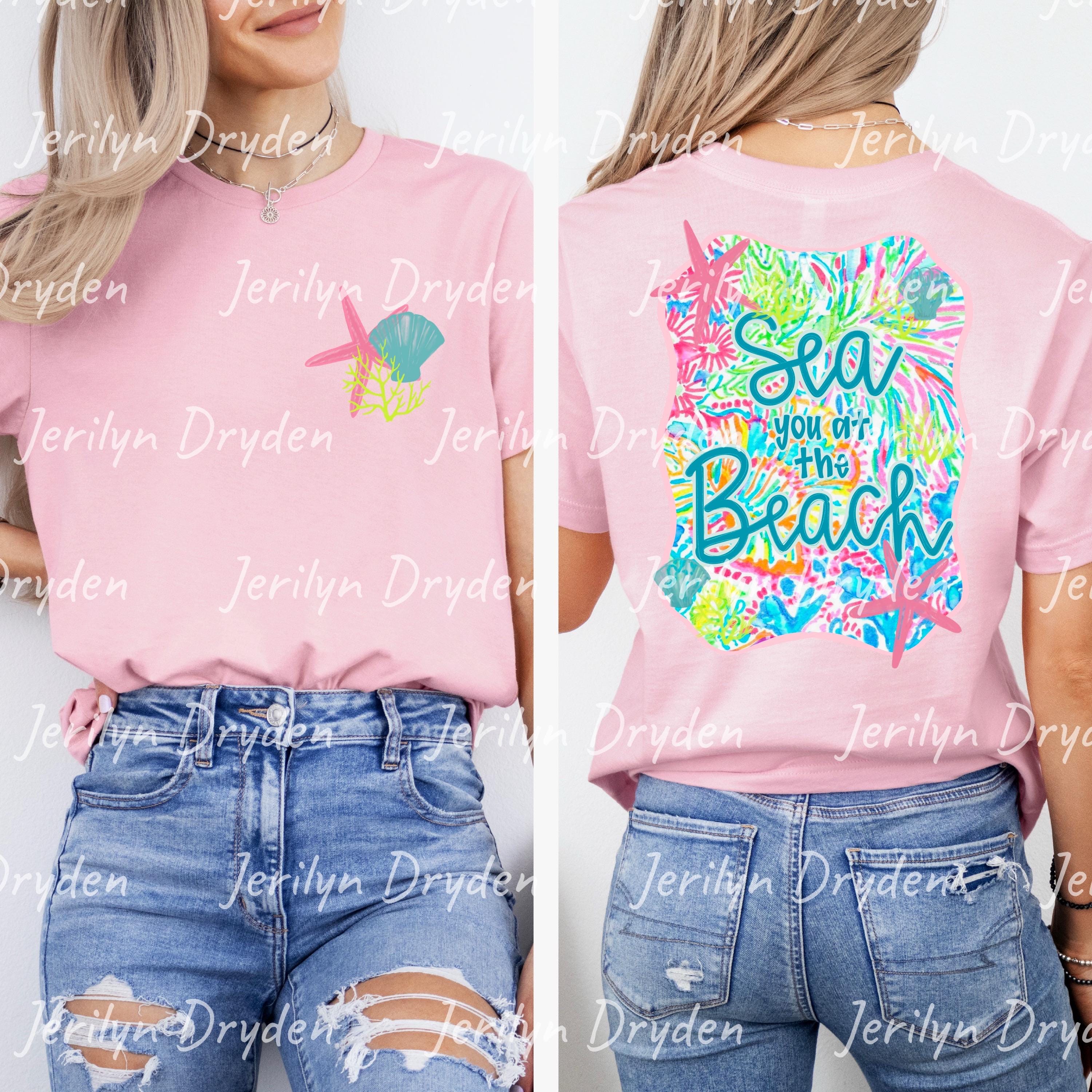 Sea You at the Beach - Digital File - Beachy - Floral - Pocket Design ...
