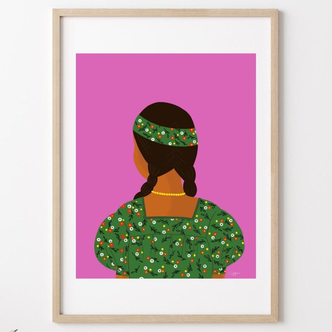 11"x14" "Naso Teribe Mujer" Vestidos Étnicos y Folclóricos de Panamá ...