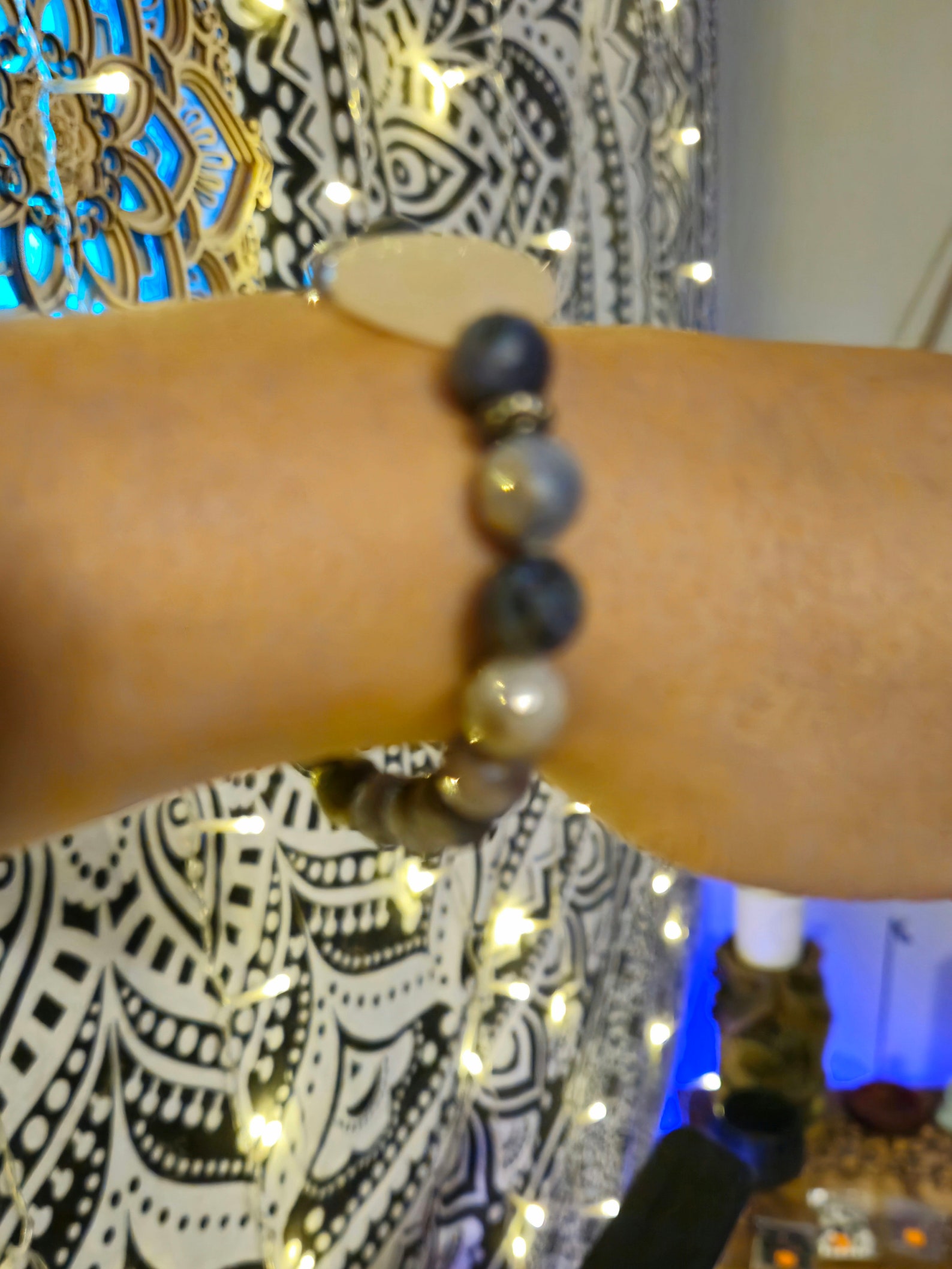 Lolite With Milky Quartz Connect With Your Third Eye - Etsy