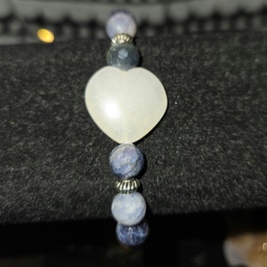 Lolite With Milky Quartz Connect With Your Third Eye - Etsy