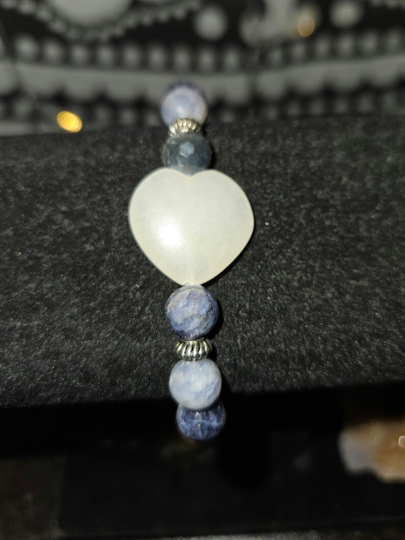 Lolite With Milky Quartz Connect With Your Third Eye - Etsy