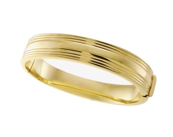 Hollow Bangle - Etsy