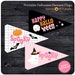 Pink Halloween Printable Flags Pennant, Halloween DIY Kit, Halloween ...