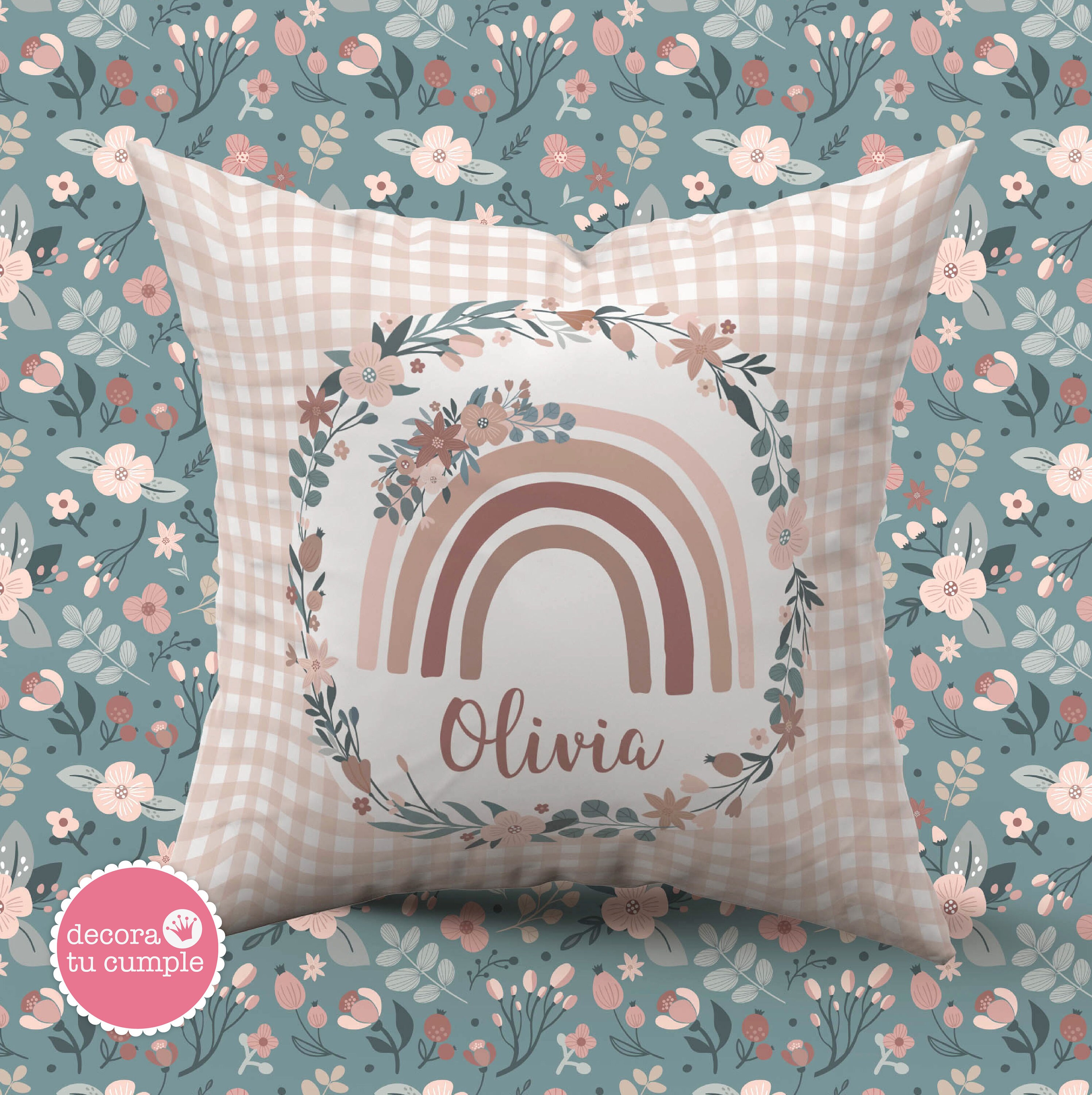 Boho Rainbow Floral Clipart Set Boho Rainbow Blush Dusty - Etsy