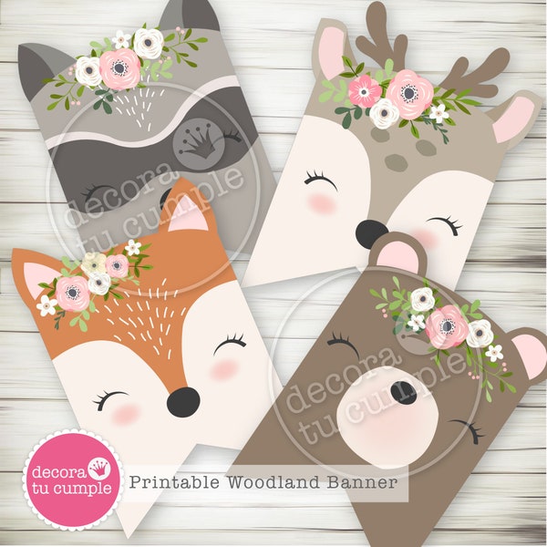 Woodland Banner - Etsy