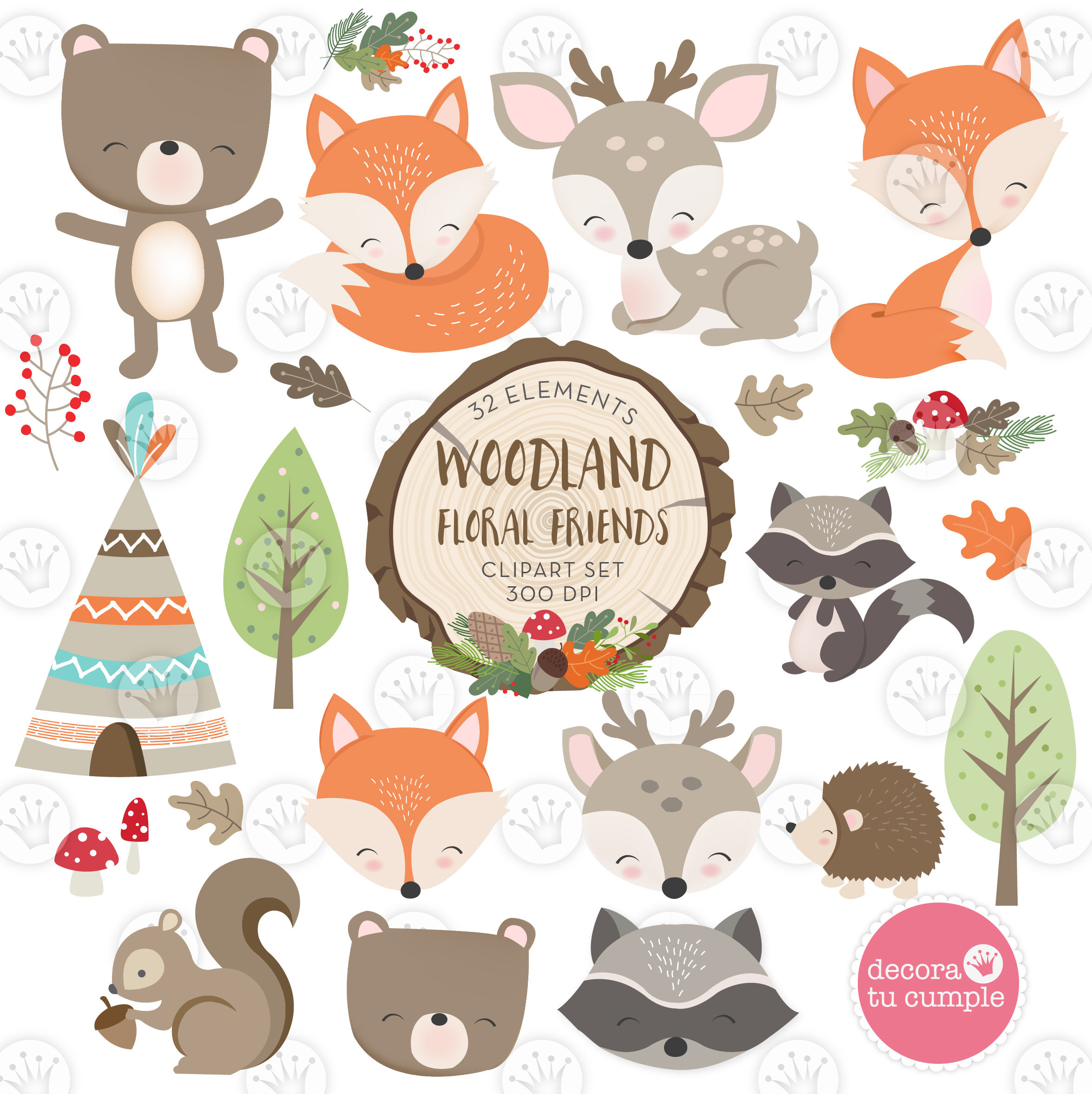 Forest Animal Clipart