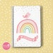 Boho Rainbow Clipart Set, Pastel Nursery Decor (instant Download) - Etsy