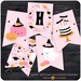 Happy Birthday Halloween Banner Pink Pink Ghost Birthday Party - Etsy
