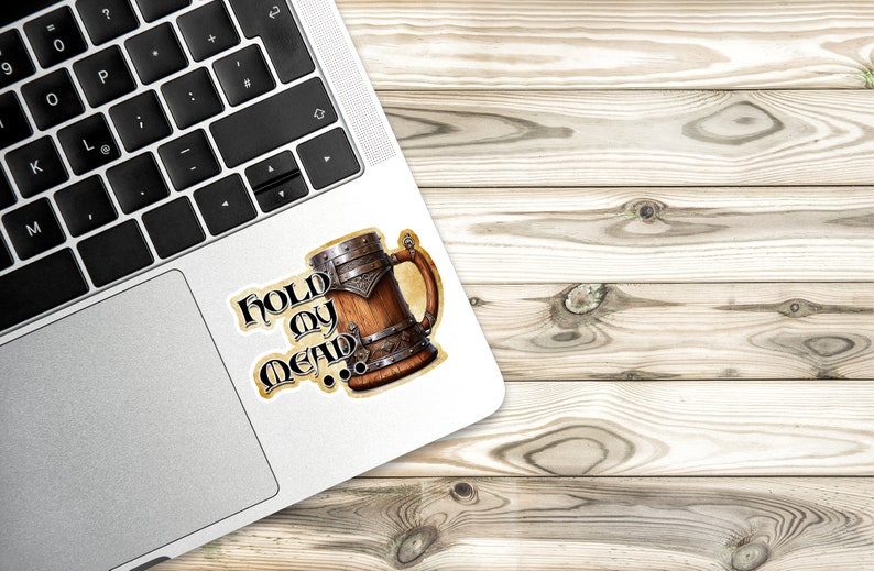 Hold My Mead Dnd Themed Humorous Sticker, Dungeons and Dragons ...