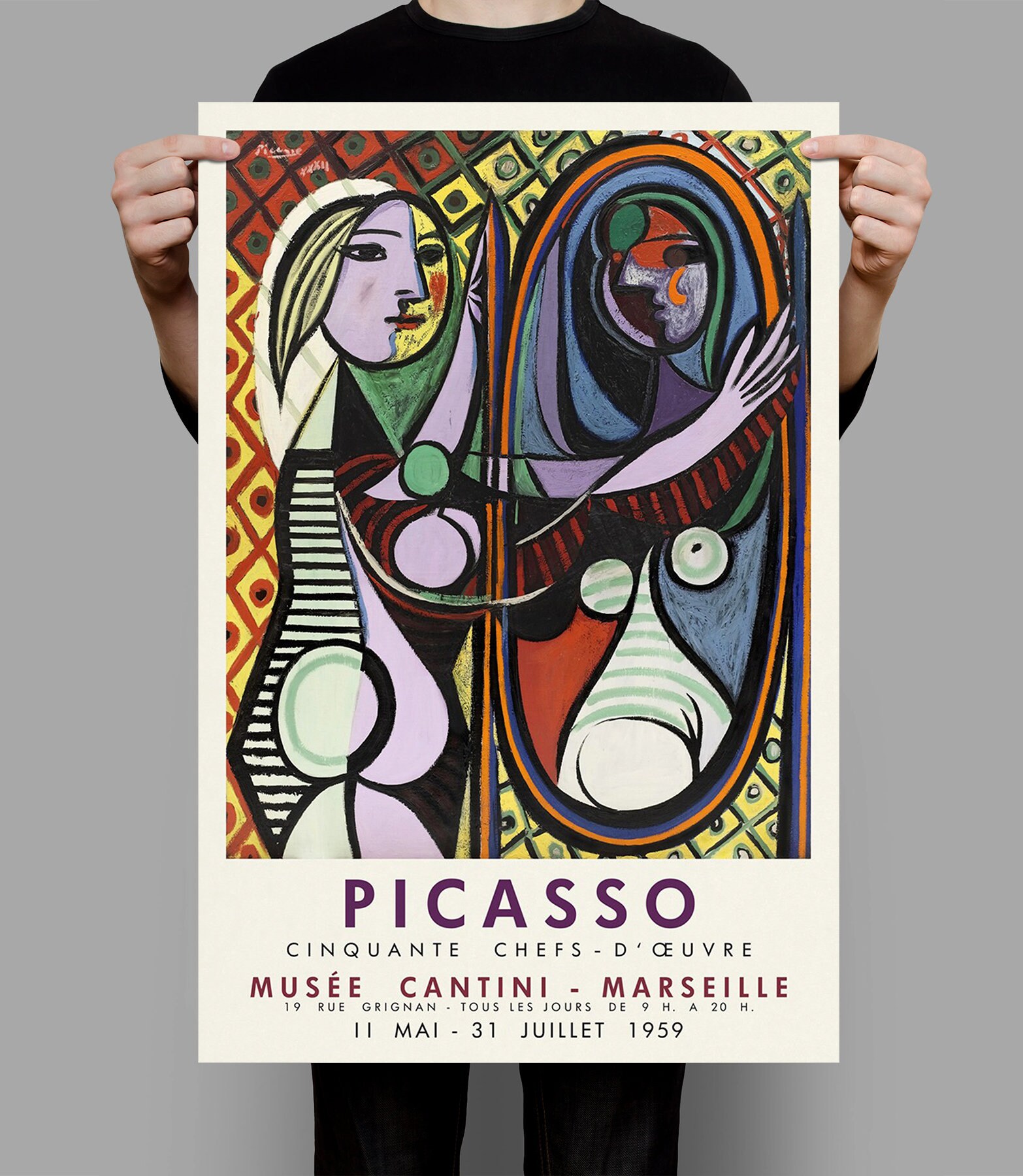Pablo Picasso Art Exhibition Poster Abstract Art Cubism - Etsy UK