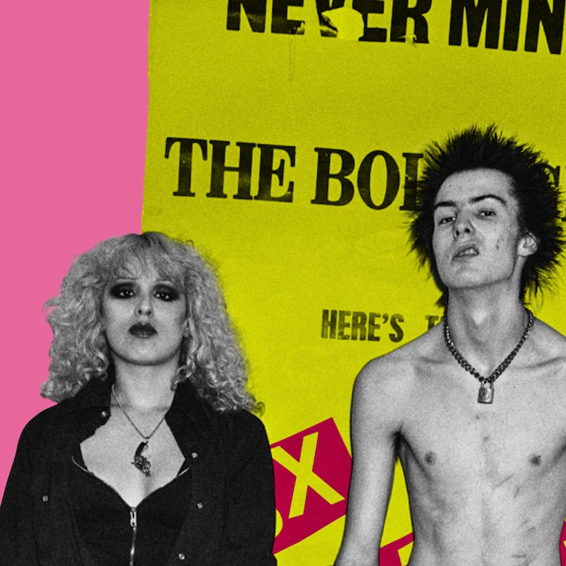 Sid Vicious And Nancy Sex Pistols Art Print Vintage Retro Etsy