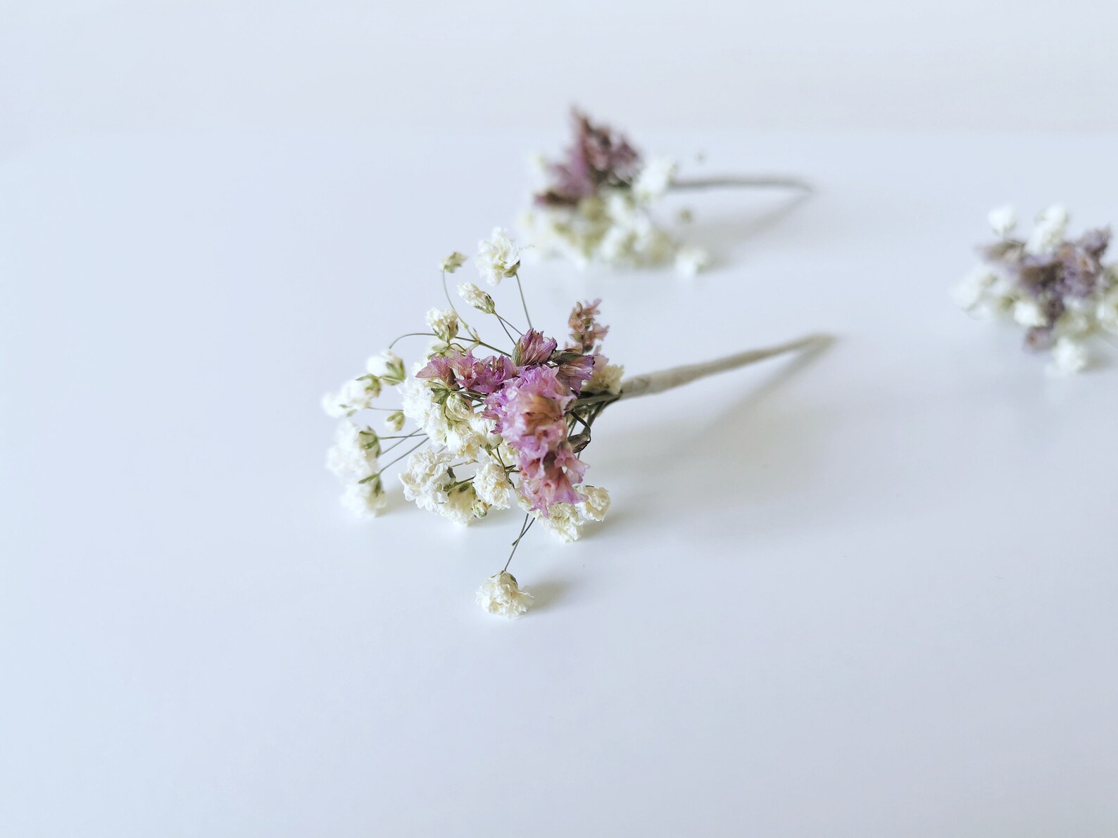 Sea Lavender Flower Hair Pin Bridal Hair Flowers Pin Dried | Etsy UK