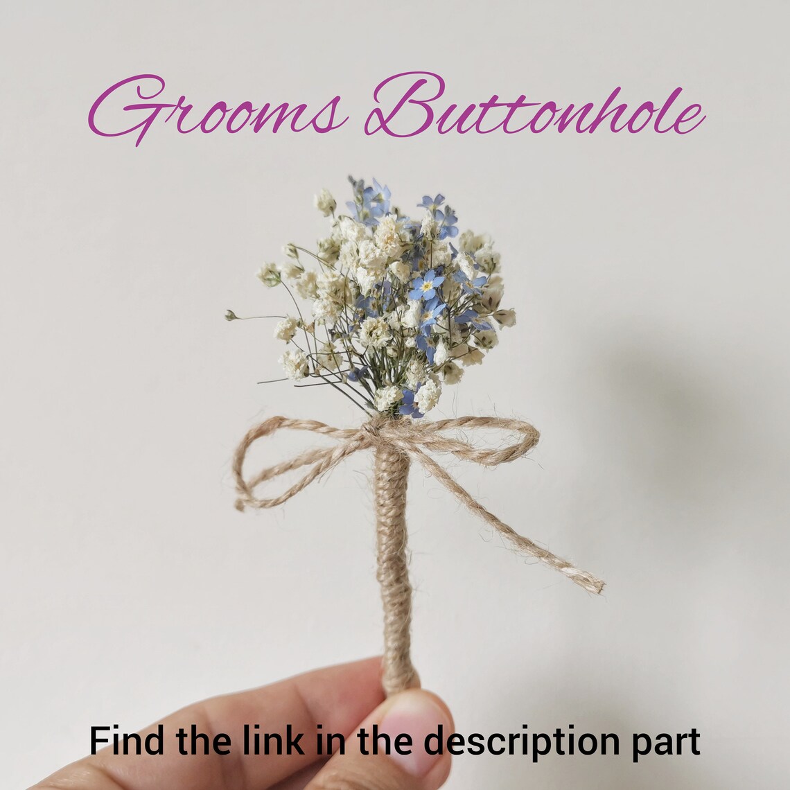 Forget Me Not Flower Hair Pin Bridal Hair Flowers Pin Dried - Etsy