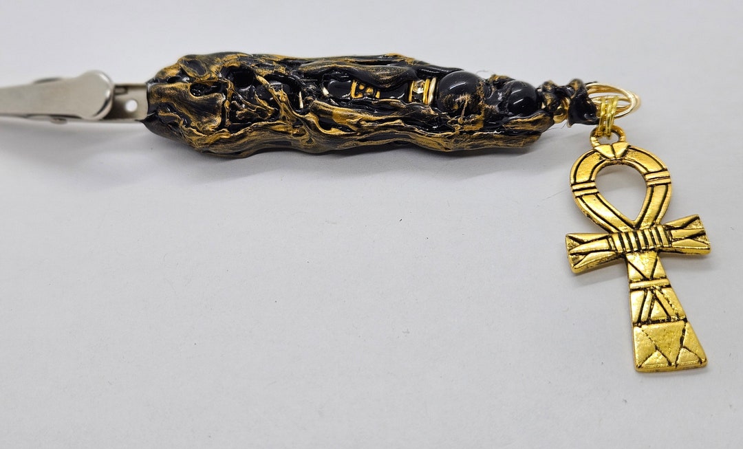ATM Card Holder Egyptian Ankh Molten Magic Credit Card Clamp - Etsy