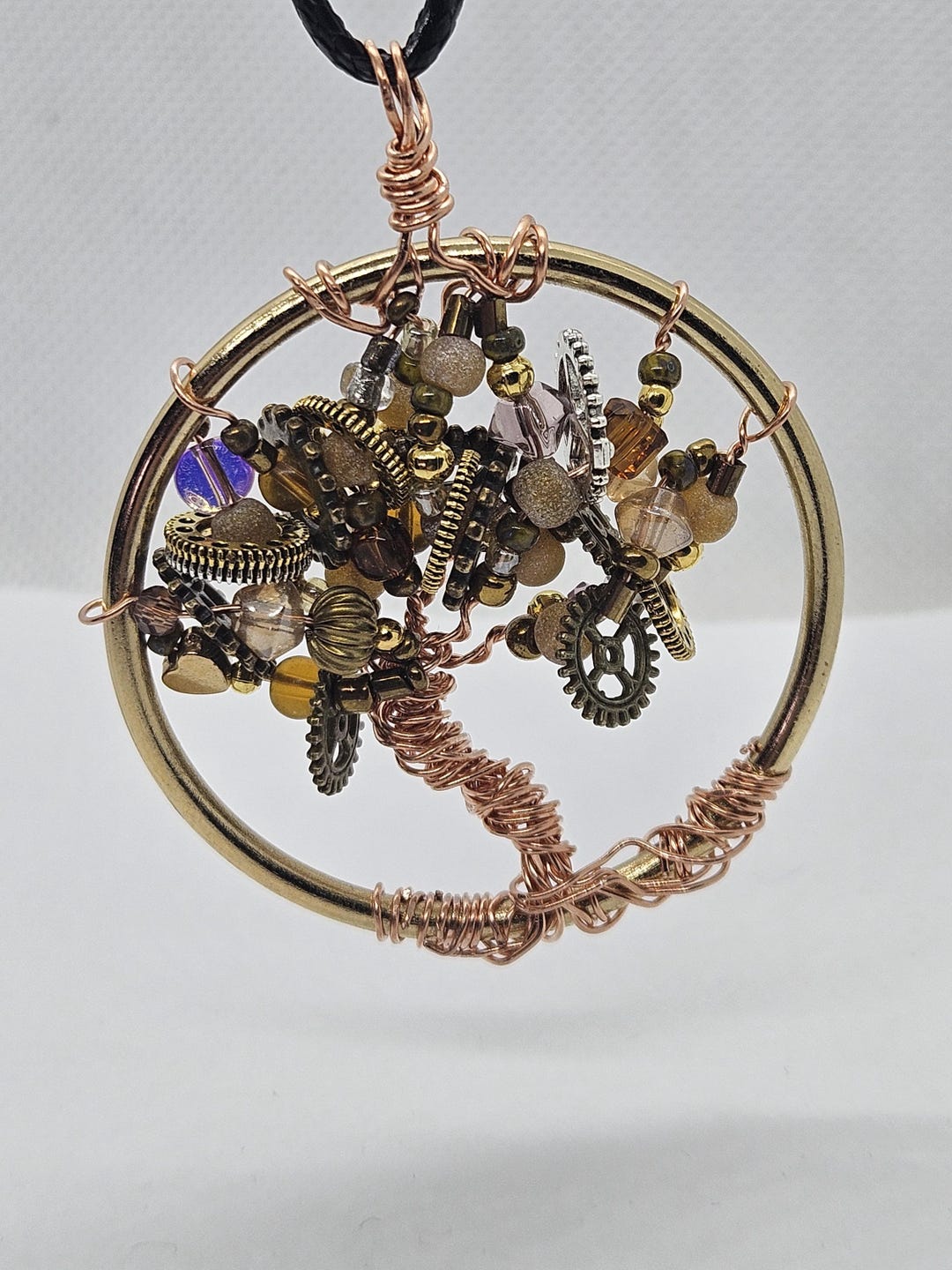 Steampunk Tree of Life Handmade Pendant Necklace - Etsy