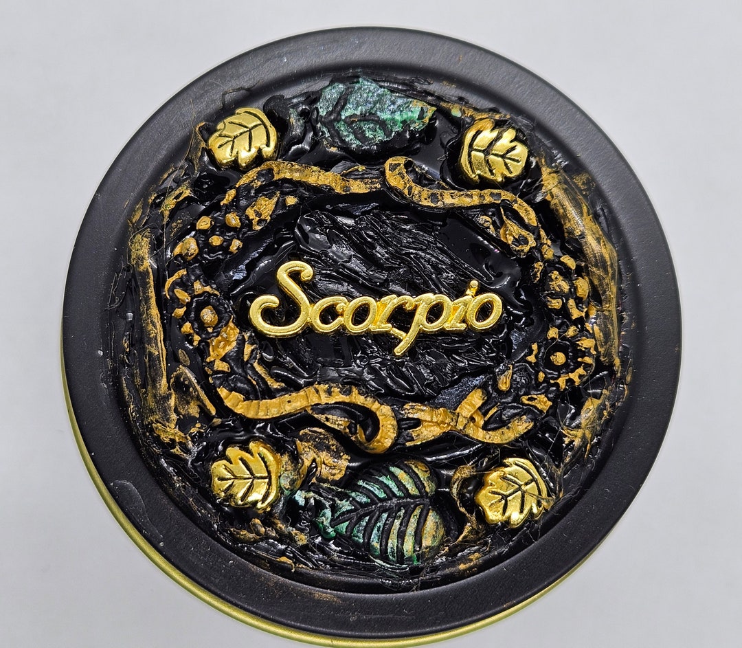 Trinket Tin | Zodiac Sign Trinket Tin | Astrology Sign Trinket Box ...