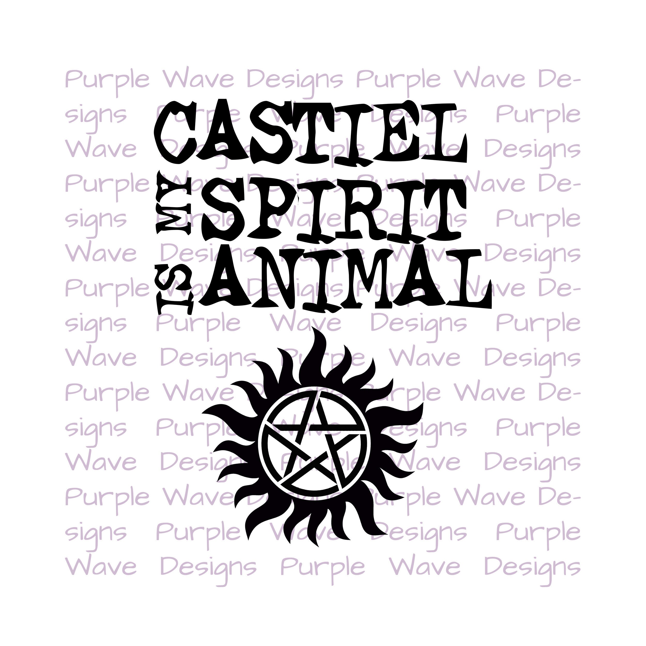 Castiel is My Spirit Animal Design Cut File Vector Digital Download Svg ...