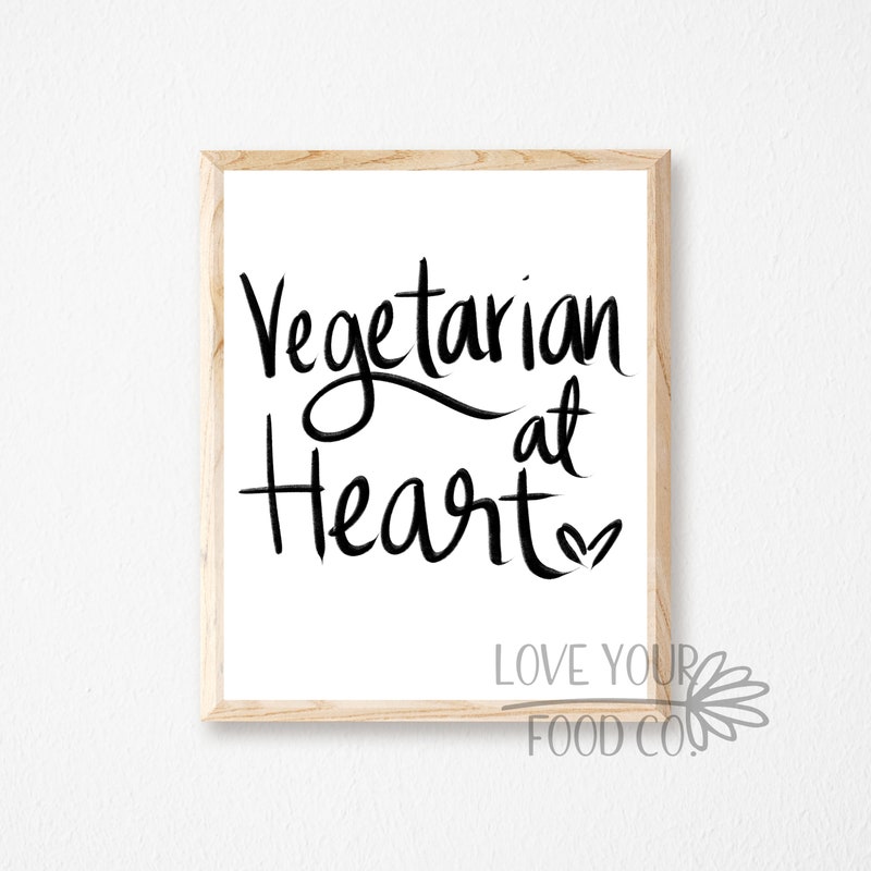 Vegetarian Sign - Etsy