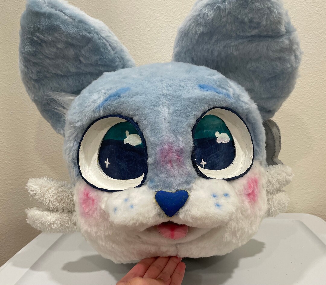 Fish-cat Fursuit Head details in Description - Etsy