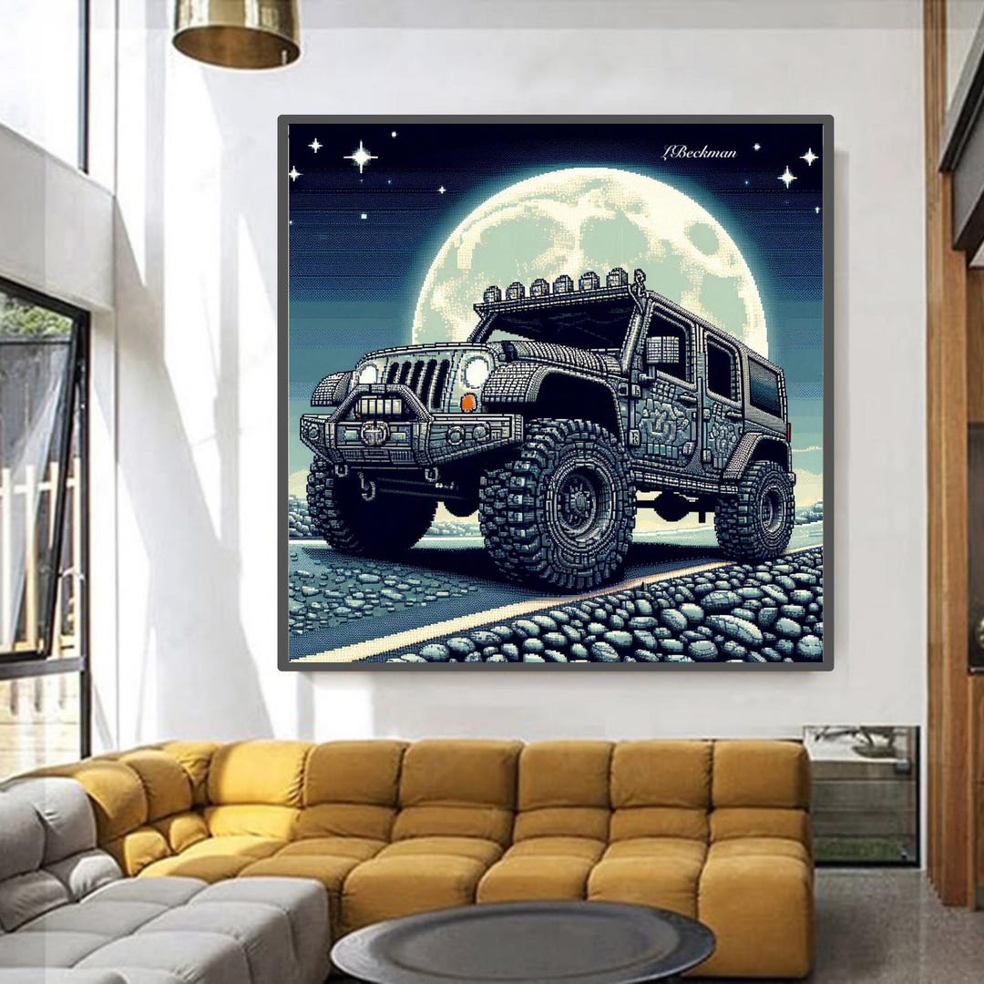 Concept Wrangler| Printable Wall Art| Living Room Decor| Jeep Wrangler ...