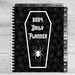Goth Planner Pages With Day, Week, and Month Printable Planner Daily ...