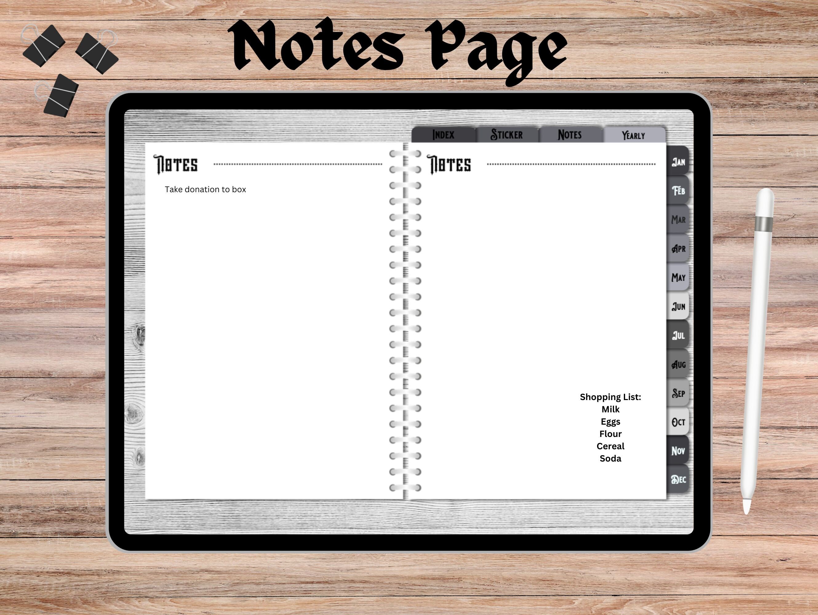 2024 Spider Coffin Gothic Planner PACK in PURPLE Planner and Stickers ...