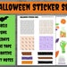 Digital Stickers | Halloween Stickers | Halloween Planner Stickers ...