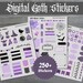 Goth Planner Pages With Day, Week, and Month | Printable Planner ...