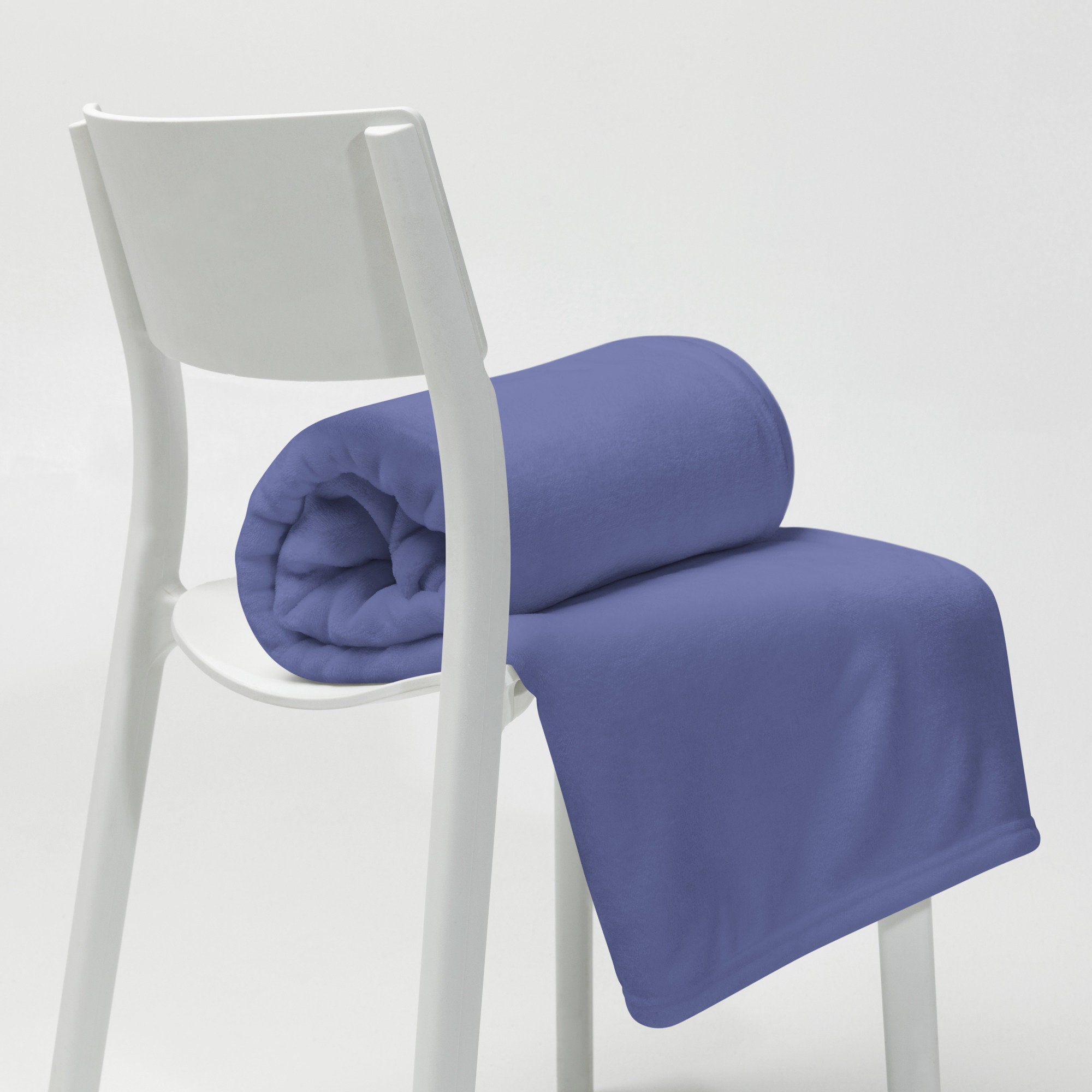 Periwinkle Plush Throw Blanket - Soft Polyester Cozy Blanket (50x60) - Etsy