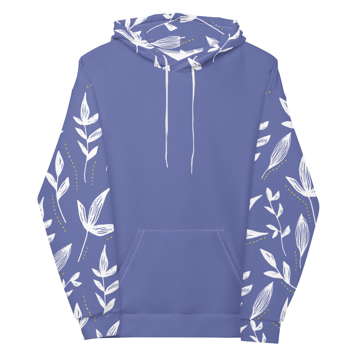 VERY PERIWINKLE | Color Block Hoodie | Unisex Relaxed Fit - Cut and Sew ...