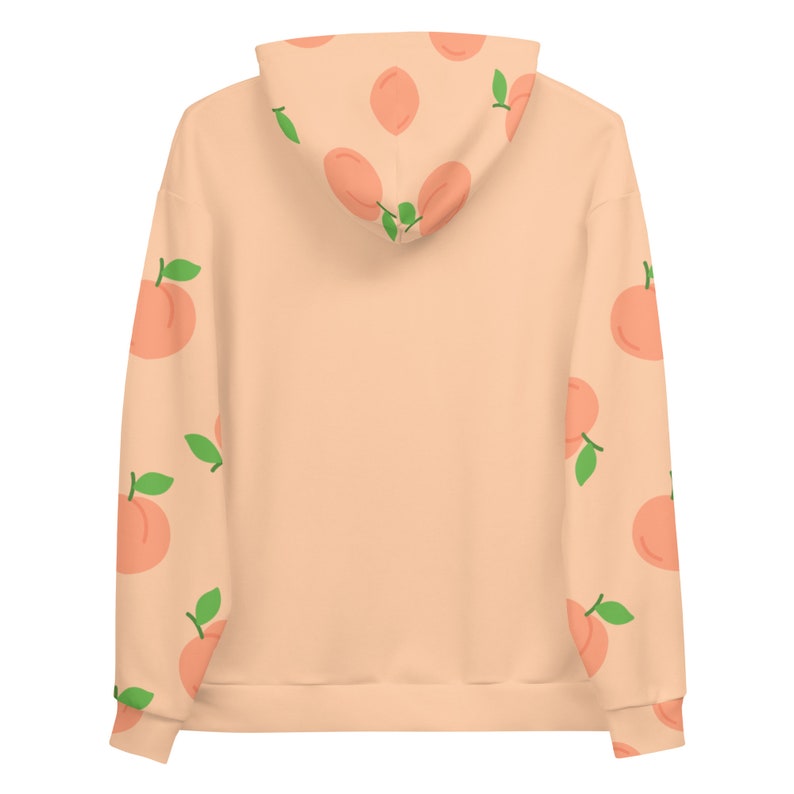 PEACHY | Color Block Peach Unisex Hoodie | Cut and Sew Style | Soft ...