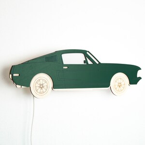 Retro Race Car Wall Light, Baby Boy Nursery Car Decor, Night Light for ...