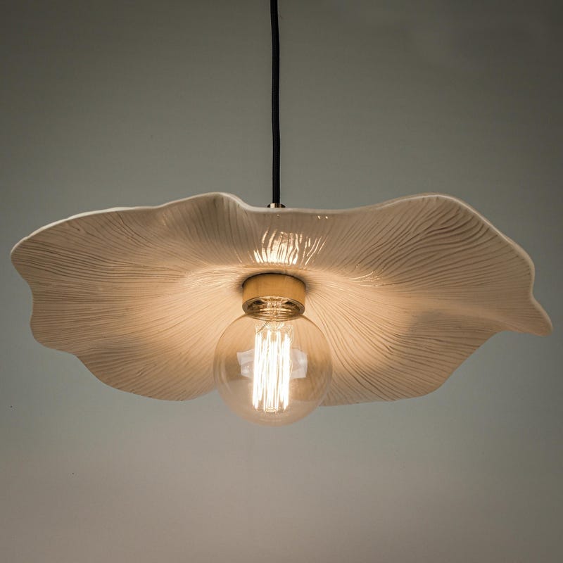 Ceramic Pendant Light - Etsy