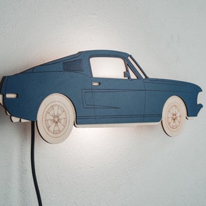Race Car Night Light, Baby Nursery Car Decor, Nightlight for Kids, Plug ...