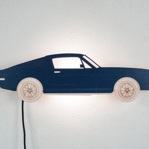 Retro Race Car Wall Light, Baby Boy Nursery Car Decor, Night Light for ...