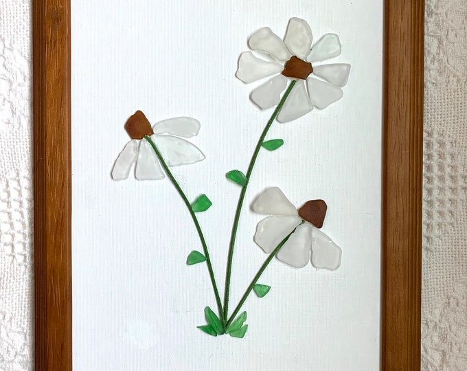 Beach Glass Wall Art Beach Glass Wall Decor Framed Beach - Etsy