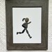 Runner Wall Art, Jogging Decor, Athlete Gift, Pebble Art Runner, Stone ...