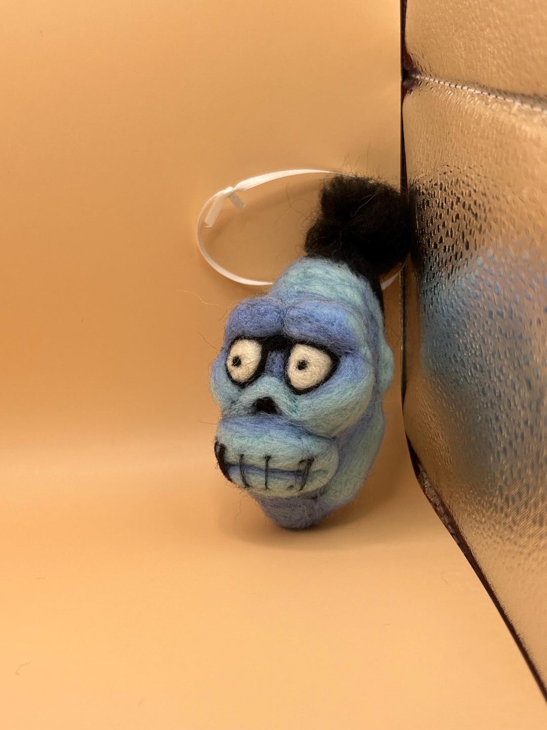 Beetlejuice Bob Head Wool Sculpture Hanger - Etsy