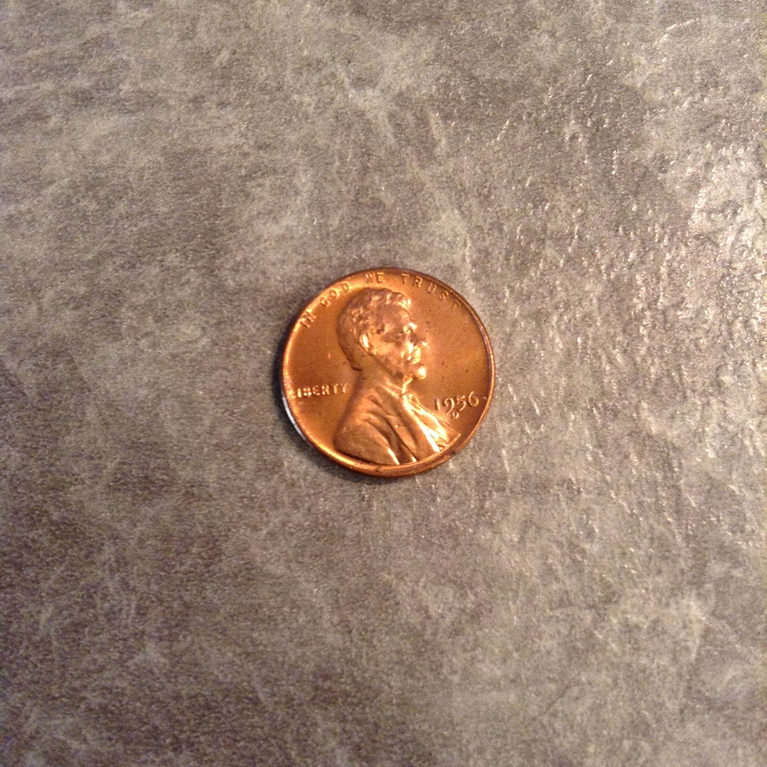 1956 D Uncirculated Wheat Copper Penny. Beautiful Coin - Etsy