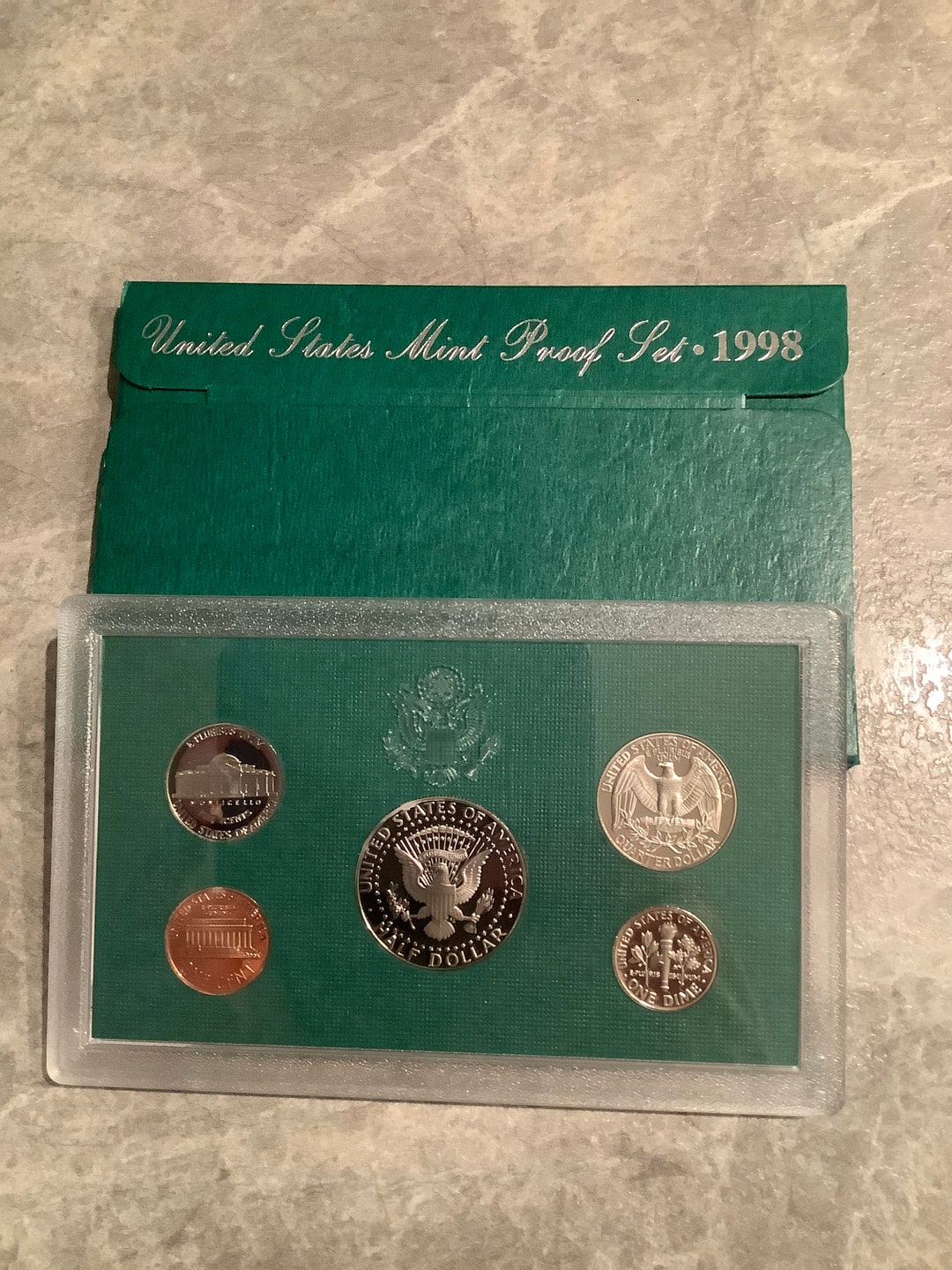 1998 S Uncirculated Bank Set With Case and COA - Etsy