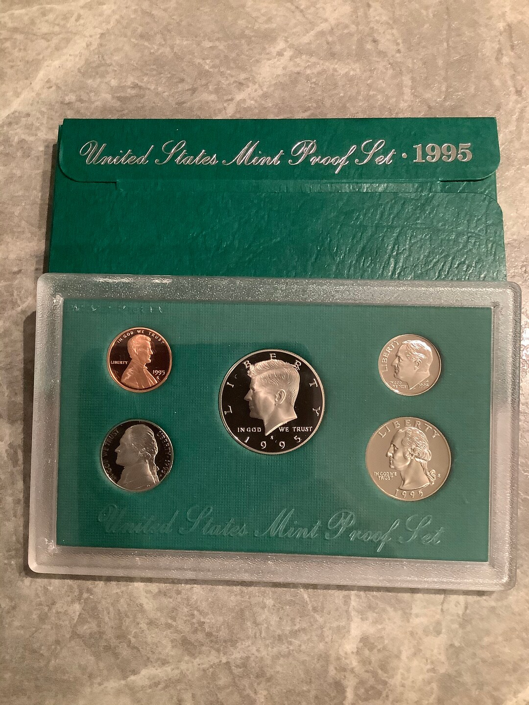 1995 S Uncirculated Bank Set With Case and COA - Etsy