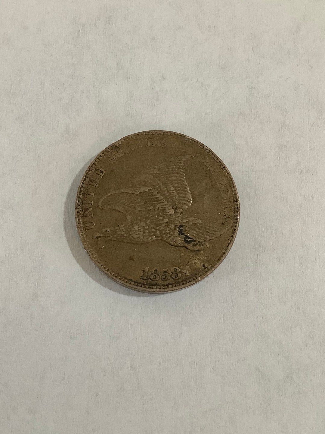 1858 Flying Eagle One Cent Coin - Etsy
