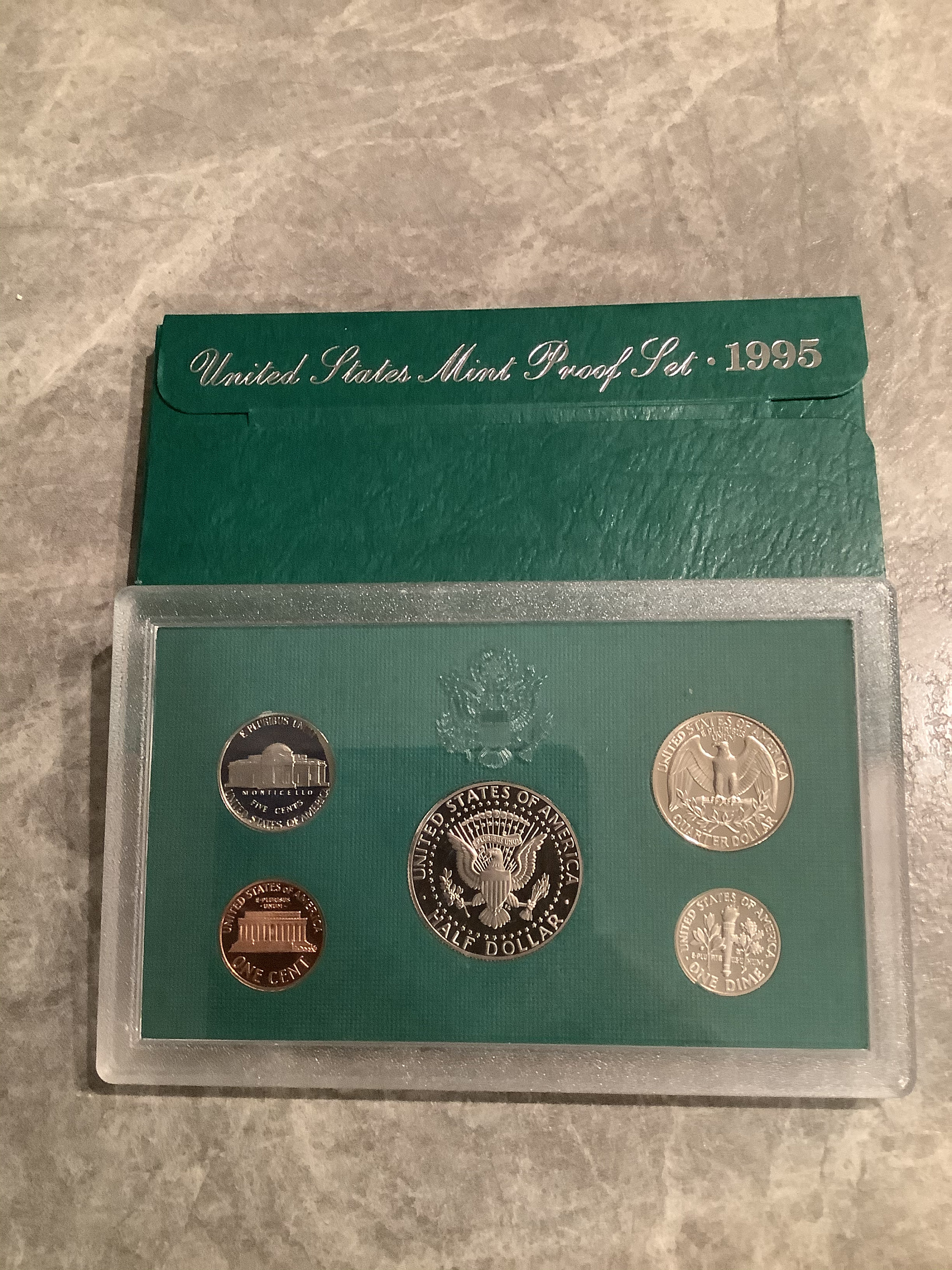 1995 S Uncirculated Bank Set With Case and COA - Etsy