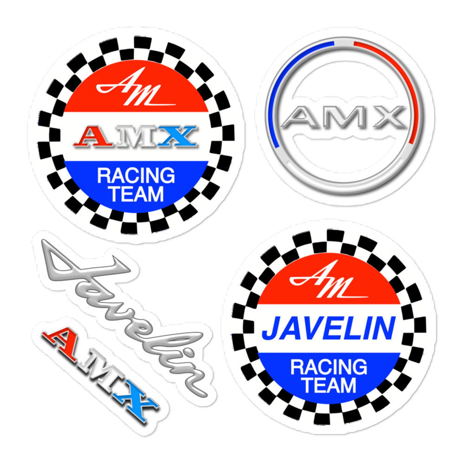 Javelin AMC AMC Racing Team Stickers Emblem Badge Logo | Etsy