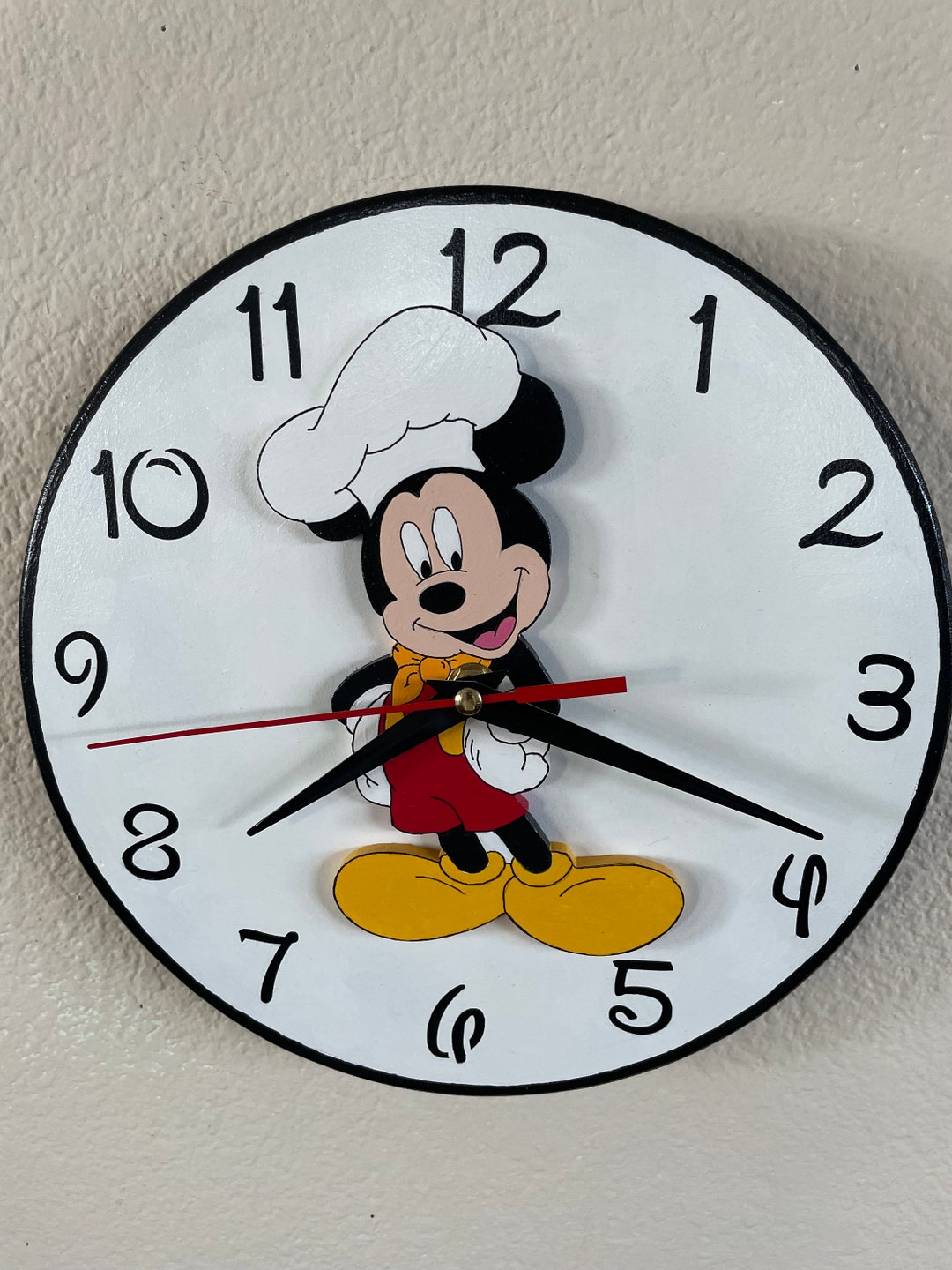 NEW Disney Inspiration Chef Mickey Mouse Wall Clock - Etsy