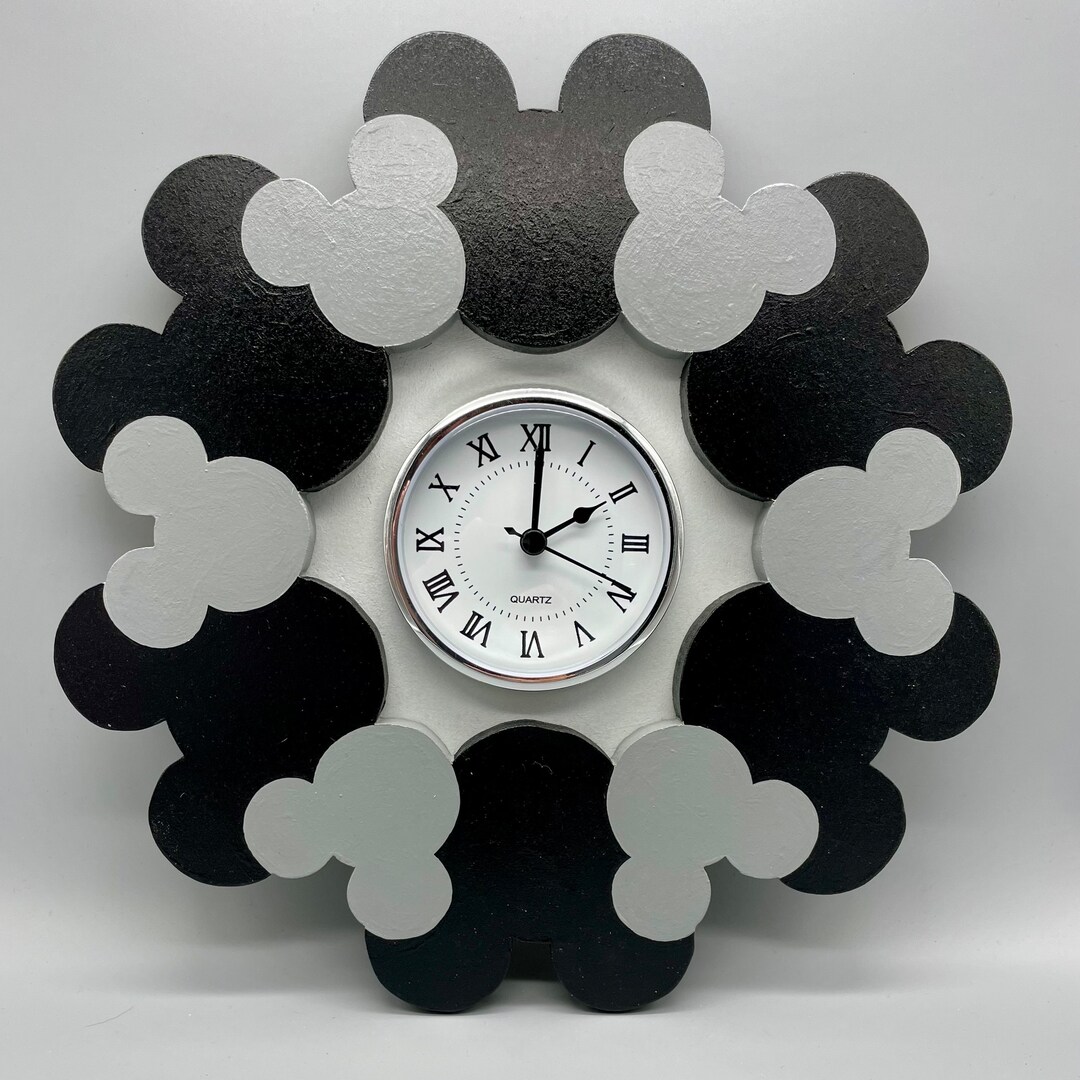NEW Disney Inspiration Hidden Mickey Mouse Wall Clock - Etsy