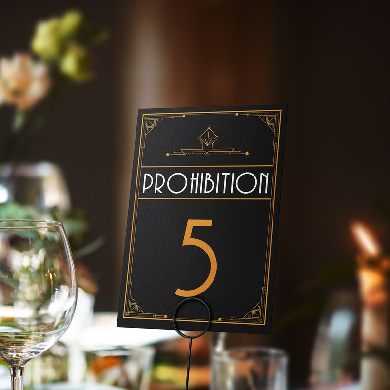 1920s Table Numbers - Etsy