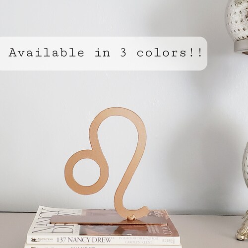 Leo Zodiac Rustic Steel Simple Home Decor Dorm Room Decor Gift - Etsy